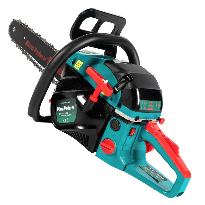 drujba micul padurar 5800 58cc 3.2cp 1 lama16" si 1 lant, pornire rapida